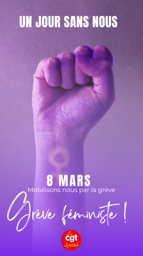 Affiche-greve-feministe-CGT-Spectacle-1 - Gagner l'égalité professionnelle Affiche-greve-feministe-CGT-Spectacle-1 - Gagner l'égalité professionnelle