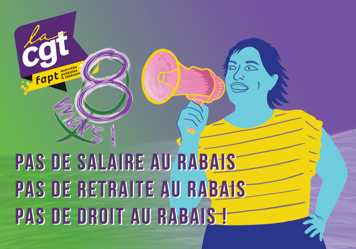 campagne 8 mars fapt cgt - Gagner l'égalité professionnelle